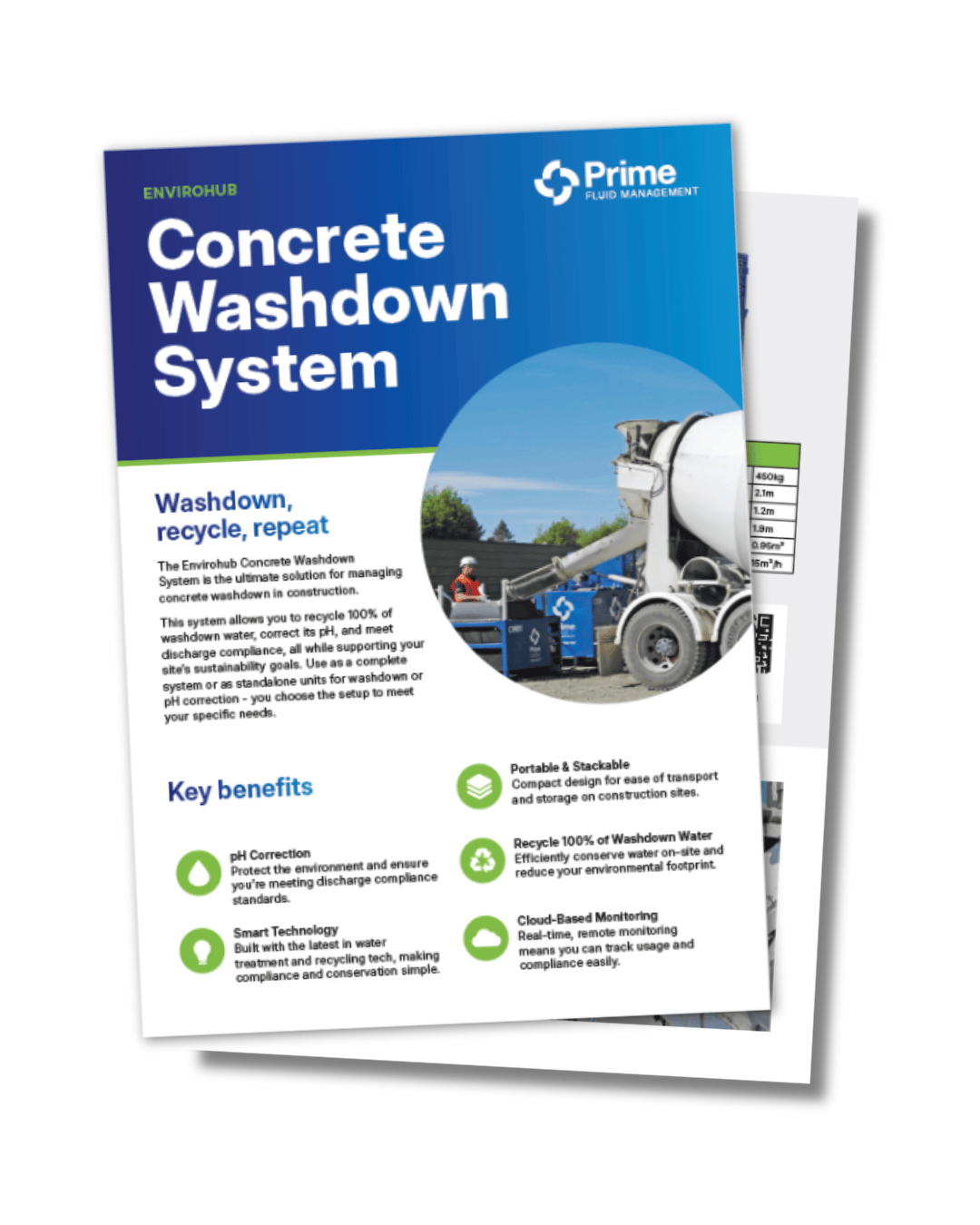 Prime Fluid Management Concrete Washdown Brochure Download